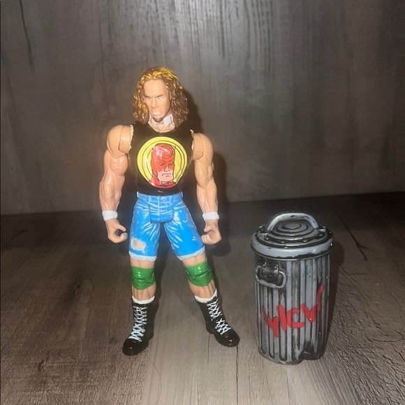 Toys | Wcw Wrestler Bruisers Moc Raven With Trash Attack Action Toybiz ...